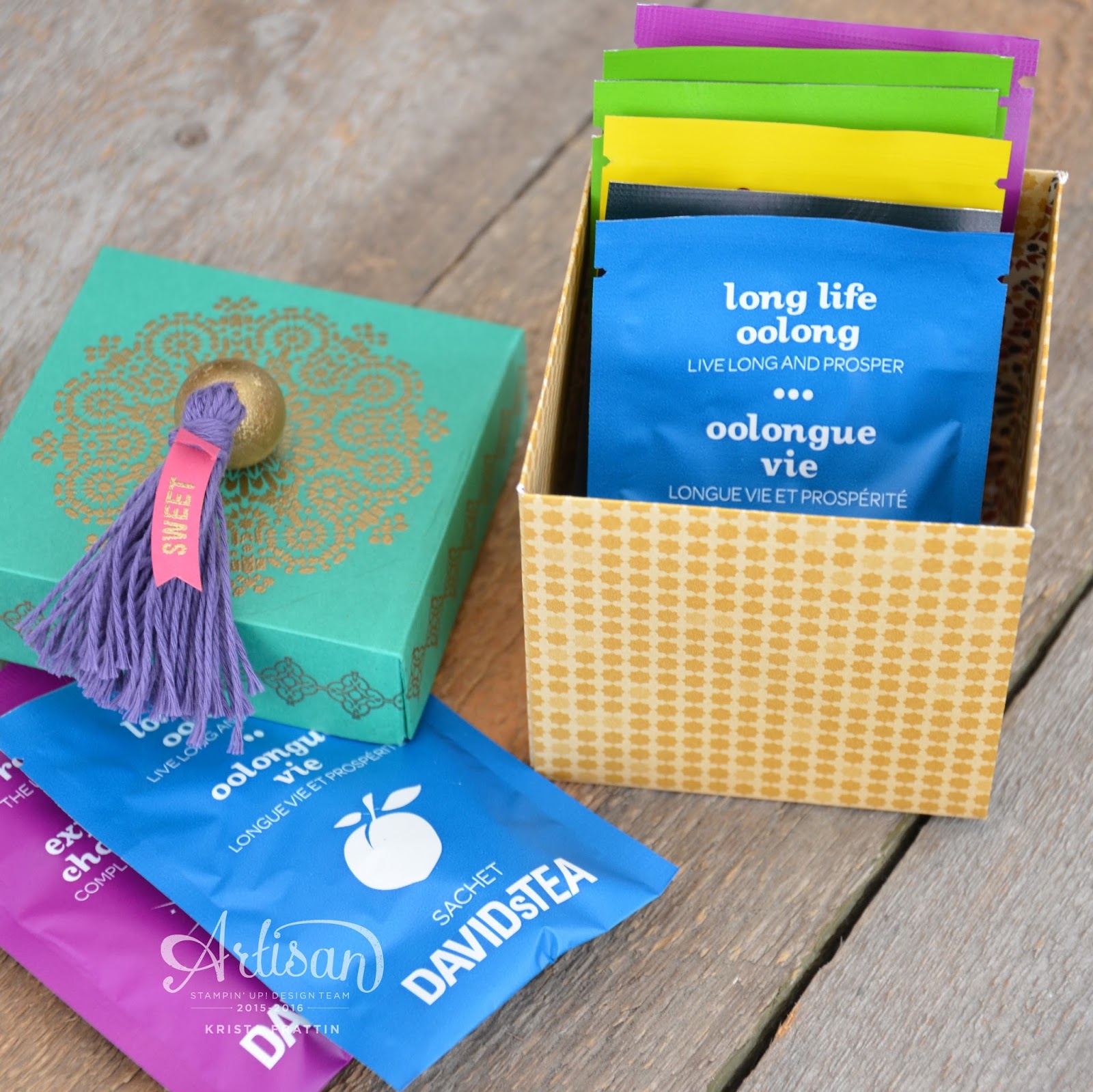 Stampin' Dolce: Moroccan Tea Box - Artisan Design Team Blog Hop