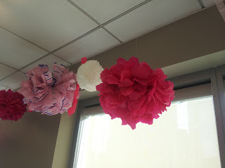 Broke Craftster: Bridal Shower Part 2: Tissue Puff Balls