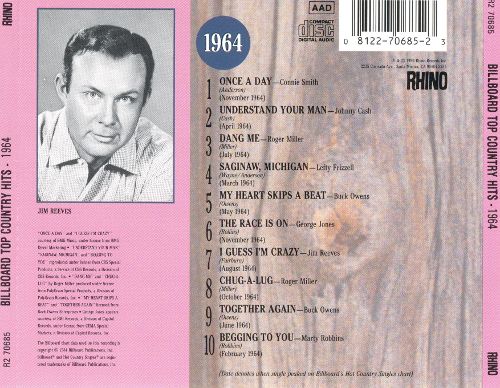 The Hideaway: Rhino's BILLBOARD TOP COUNTRY HITS 1964-1968 [1990]