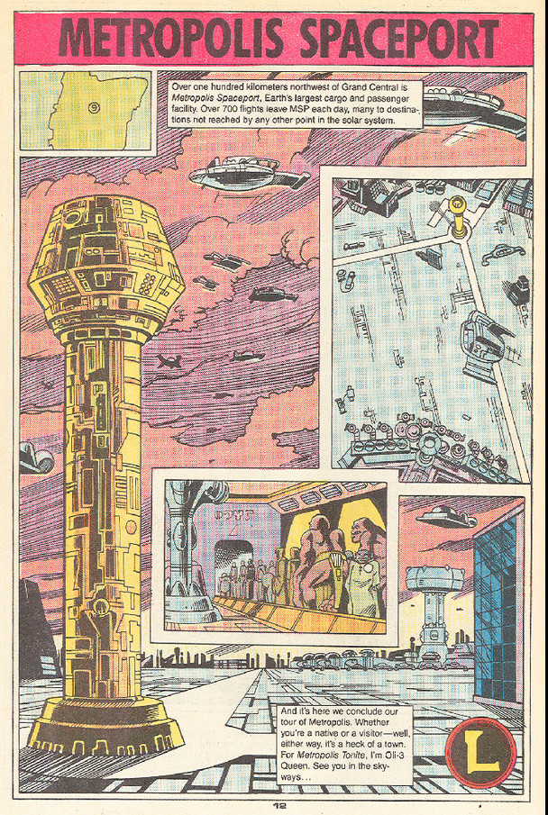 Seduced by the New...: Comic Book Cartography: DC Universe 30th Century ...