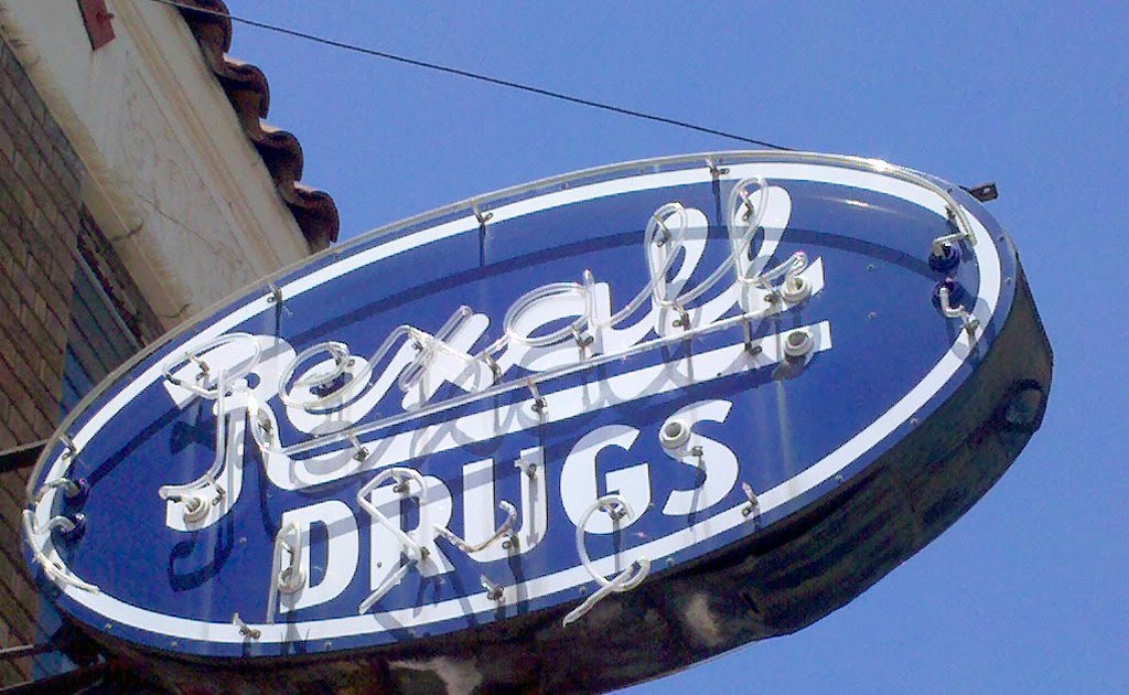 Our Oakland: signs: Rexall Drugs