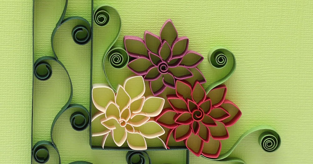 Welcome to Paper Zen ~ Cecelia Louie: Quilling Letter L - Cut Coil Flowers