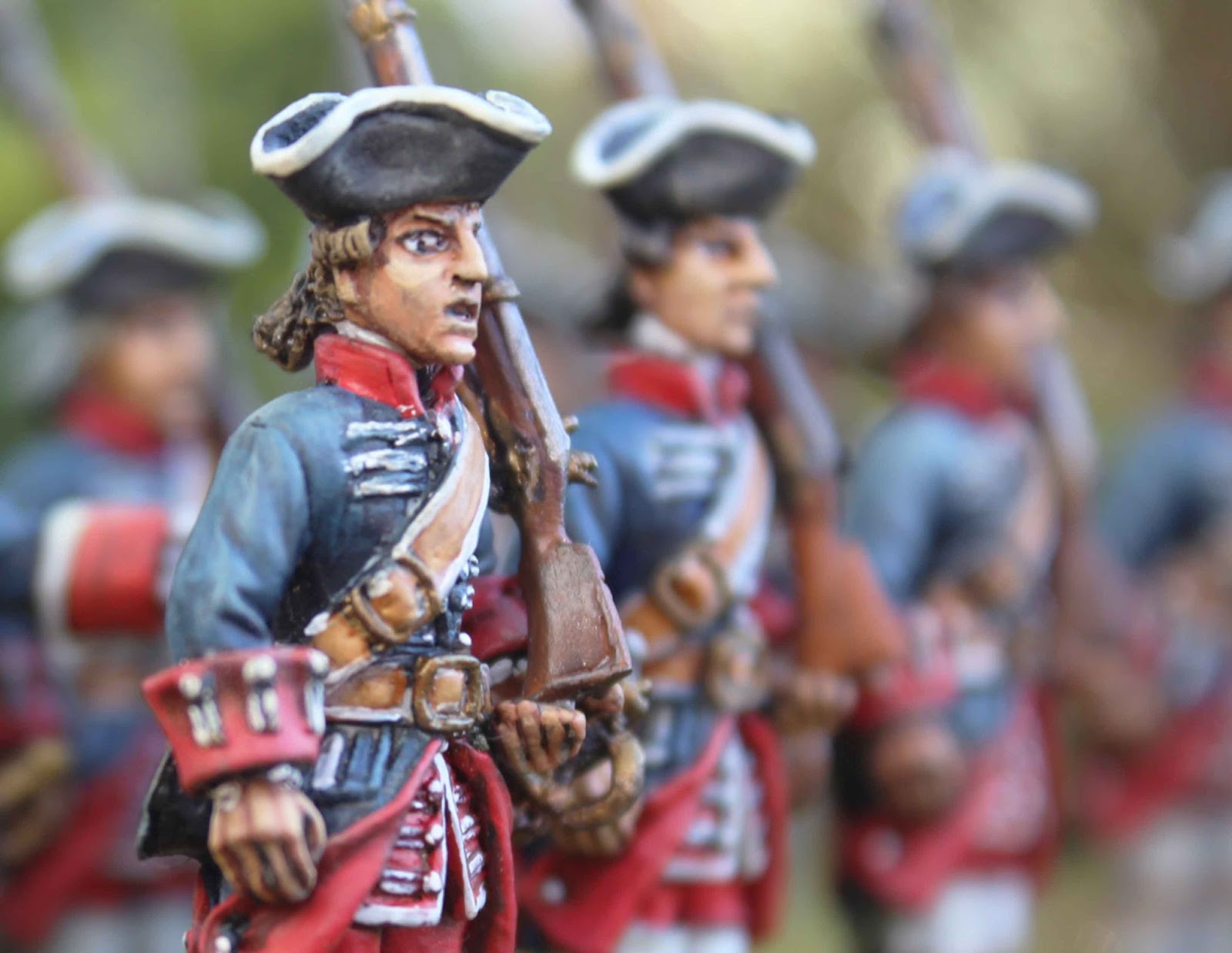 Scheck´s Zinnsoldatenkriege: Gardes françaises and their grumpy general