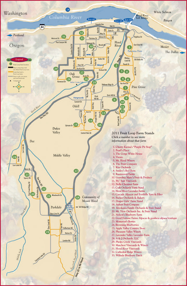 Wandering Oregon.....: Mt Hood and the Hood River Fruit Loop ~ July 10 ...