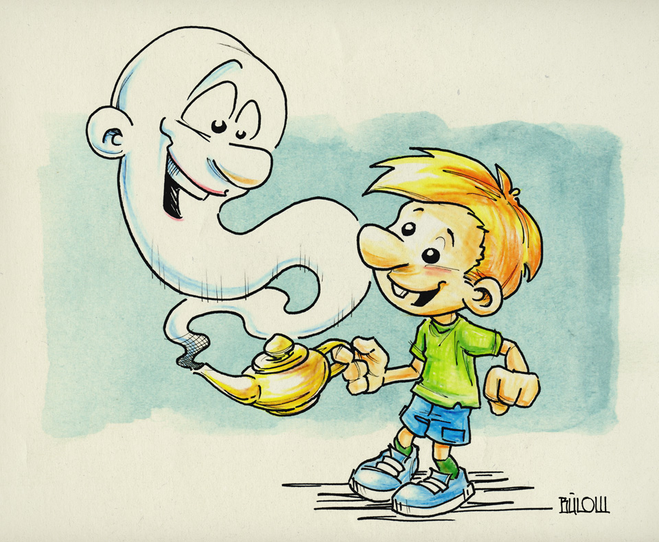 Markus Bülow Illustration: Lufti Flutsch - Charakterdesign