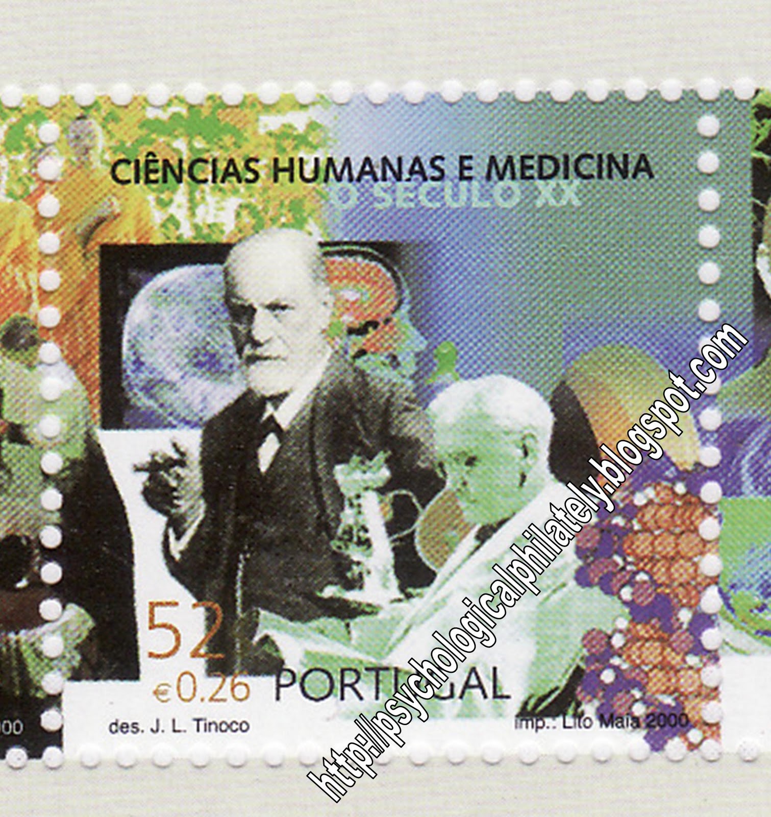 Psychological Philately: Freud (stamp from Portugal)