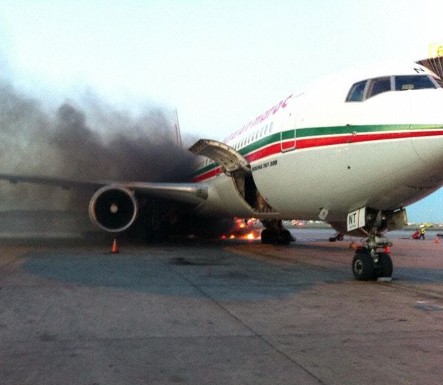 Evacuan un Boeing 767 de Royal Air Maroc por incendio en Canadá ...
