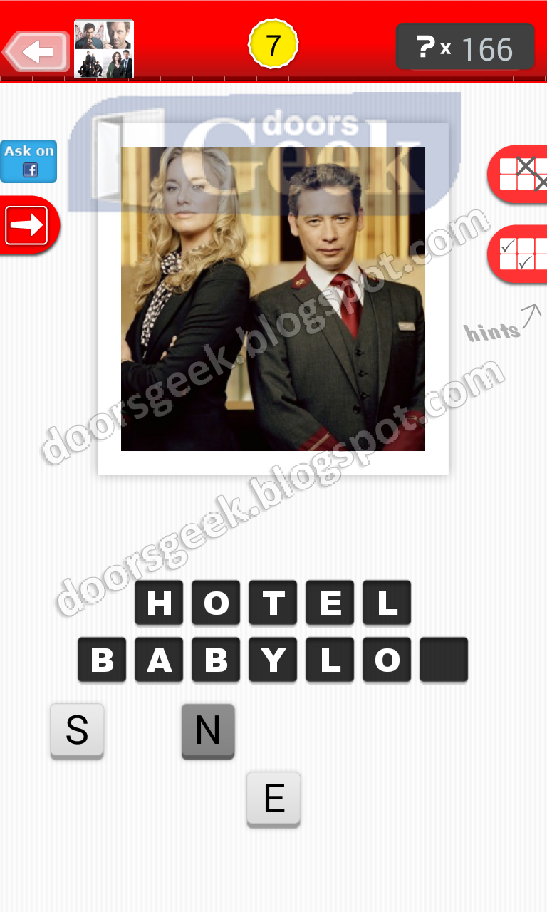 Guess the TV Show - Level 12-7 Answer ~ Doors Geek