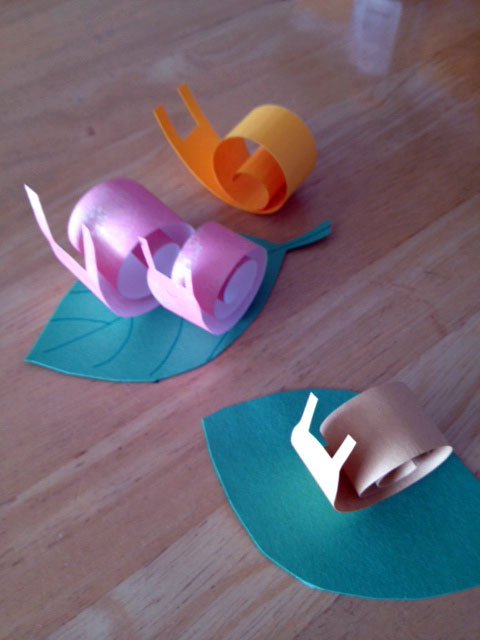 Art for Young Children: Snail--Paper Craft Project