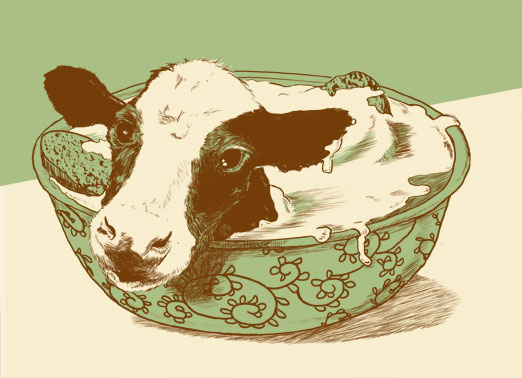 Yoga Badassery: Edible Animals Win at Hide-and-Seek