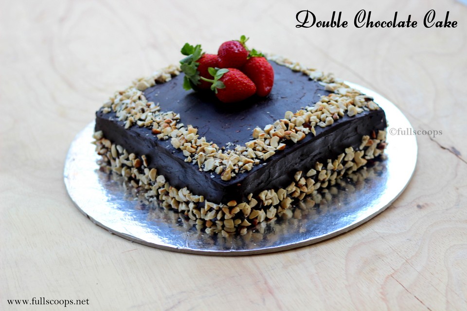 Double Chocolate Cake ~ Full Scoops - A food blog with easy,simple ...