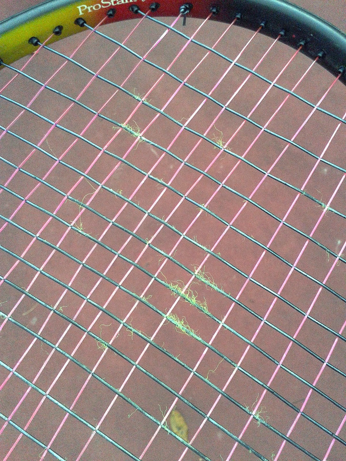 Unorthodox Stringing: Fancy: 0.70mm Fishing Line