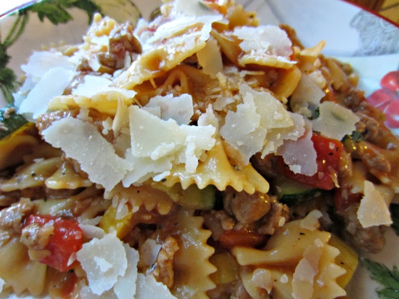 Beef and Pasta Skillet Primavera | Renee's Kitchen Adventures