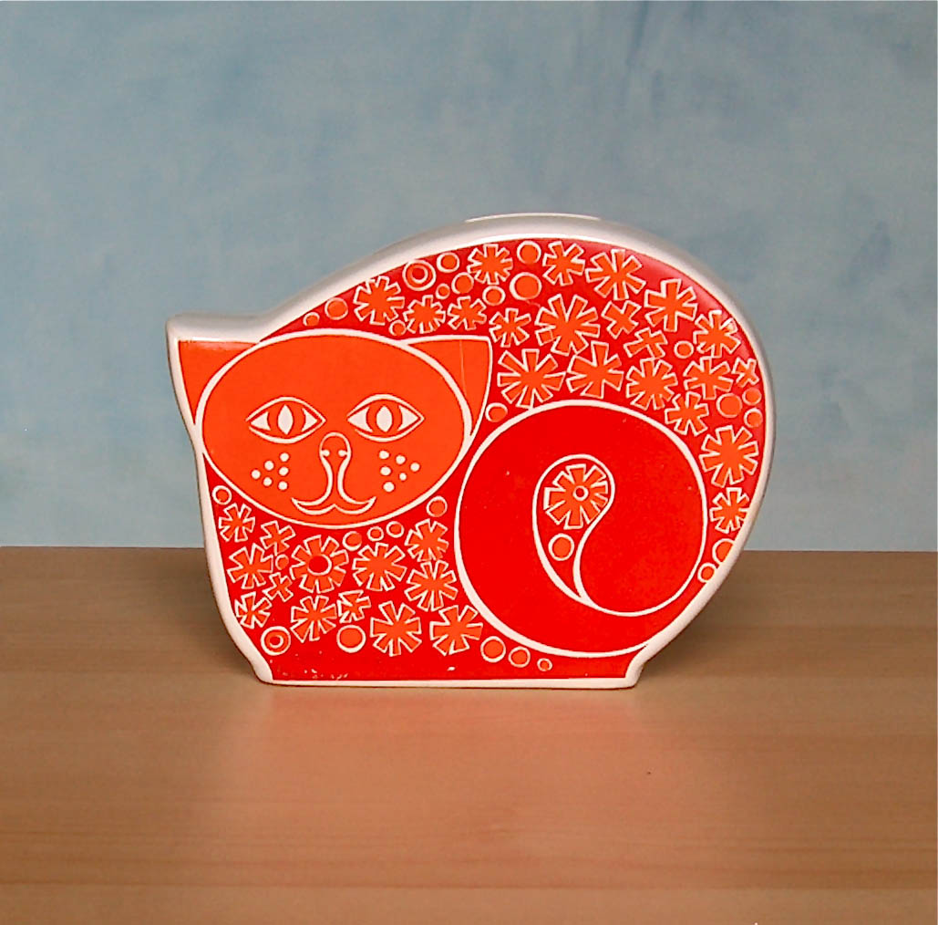Potshots: Carlton Ware cat money box.