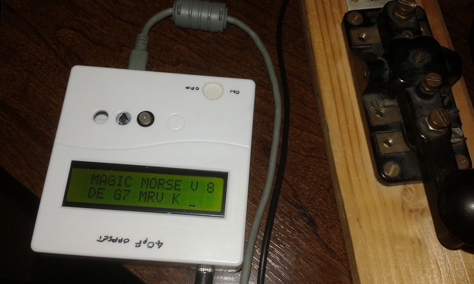 The continuing saga of Barf: Magic Morse!