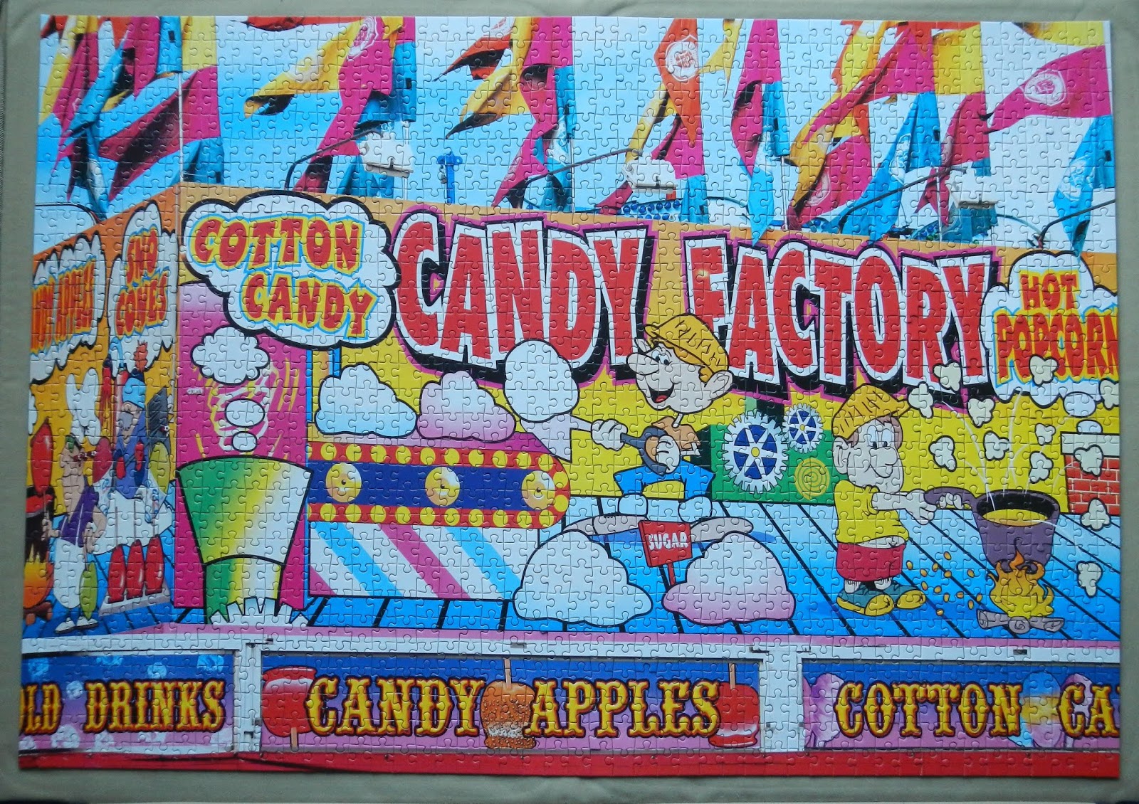 Jigsaw Puzzle Love Candy Factory Fairground Concession Stand jigsaw-puzzle-love-candy-factory-fairground-concession-stand
