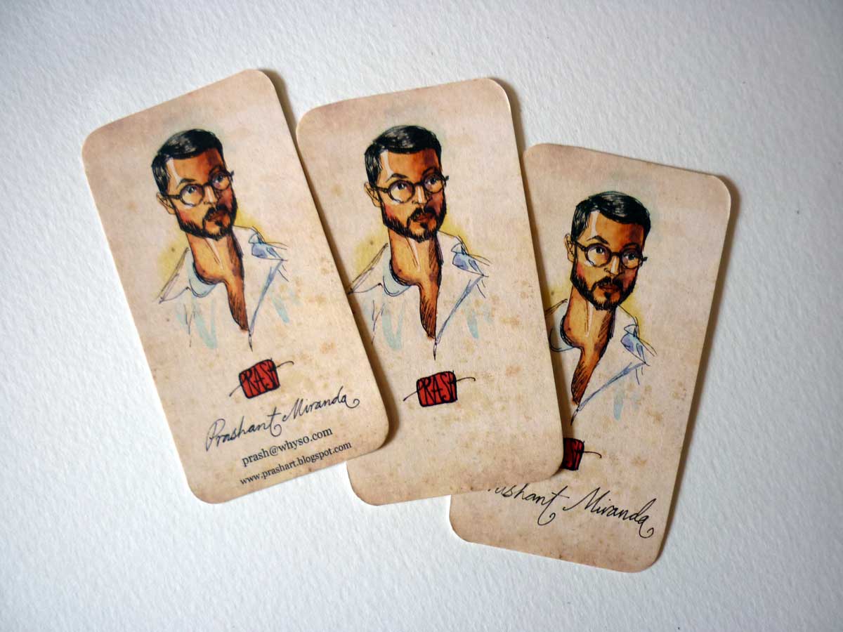 Prash: Gentleman's calling cards