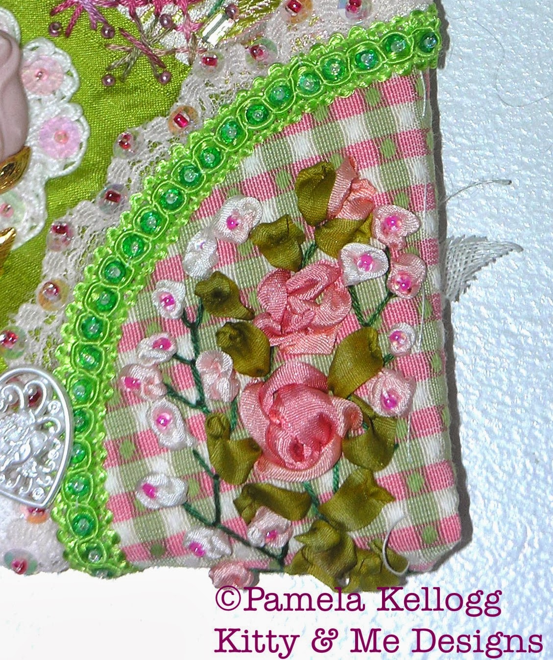 Kitty And Me Designs: Pink Stitching
