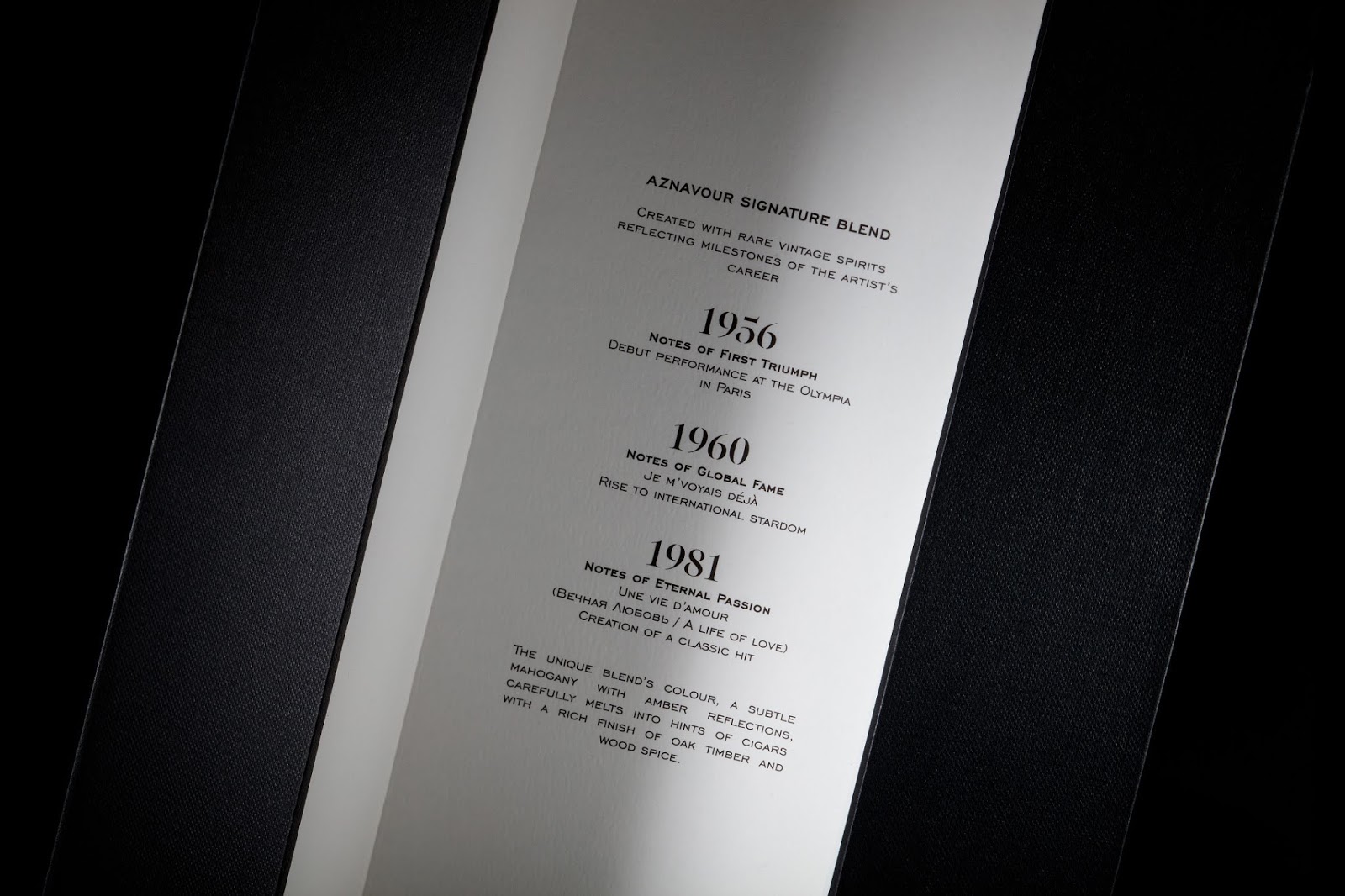 Charles Aznavour Signature Blend – Packaging Of The World