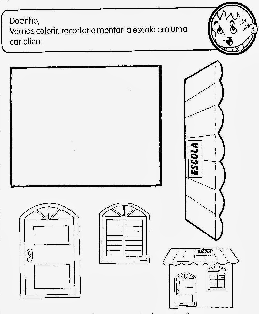 Atividade Sobre a Escola | Educação infantil