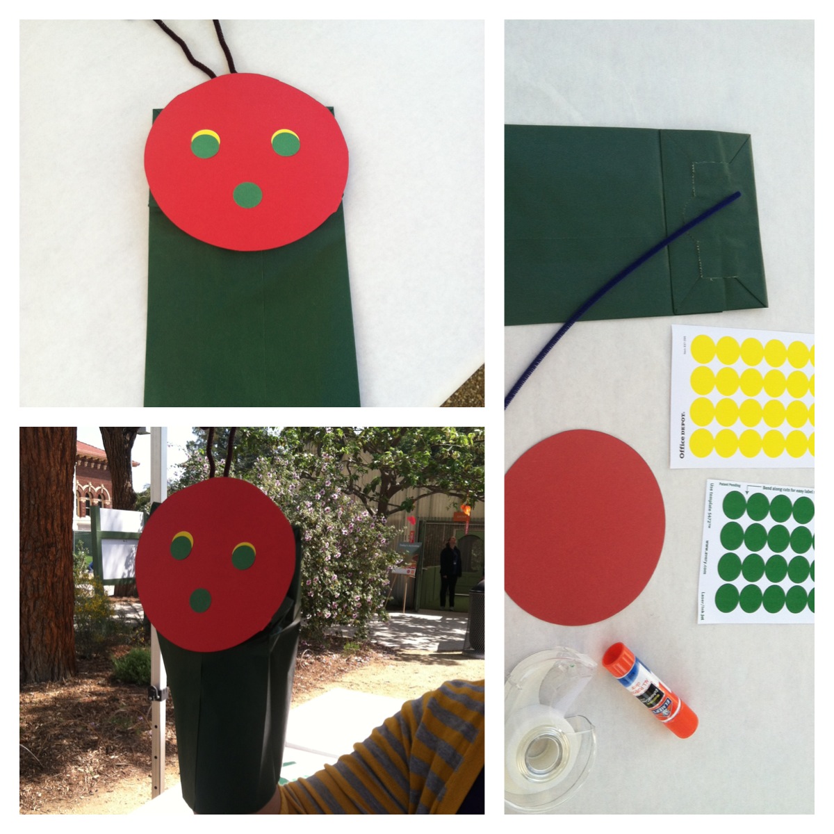Erin Go Build: Very Hungry Caterpillar Puppet Craft