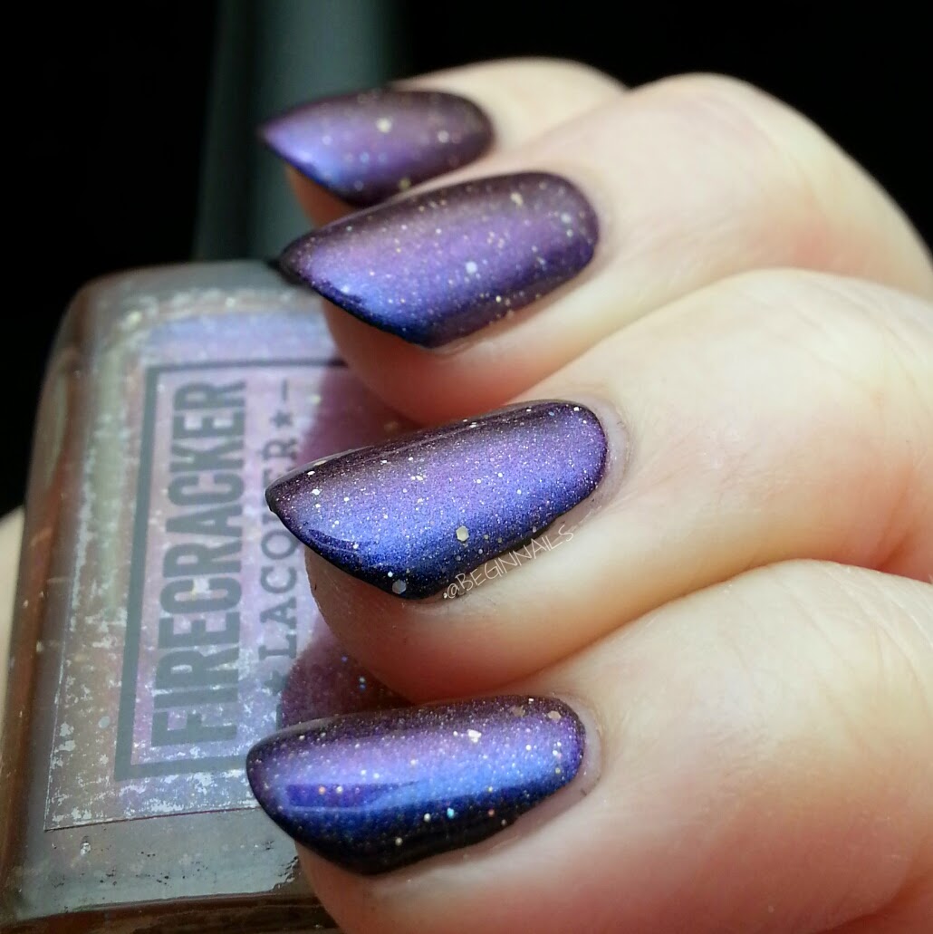 Let's Begin Nails: Firecracker Lacquer Swatch and Review