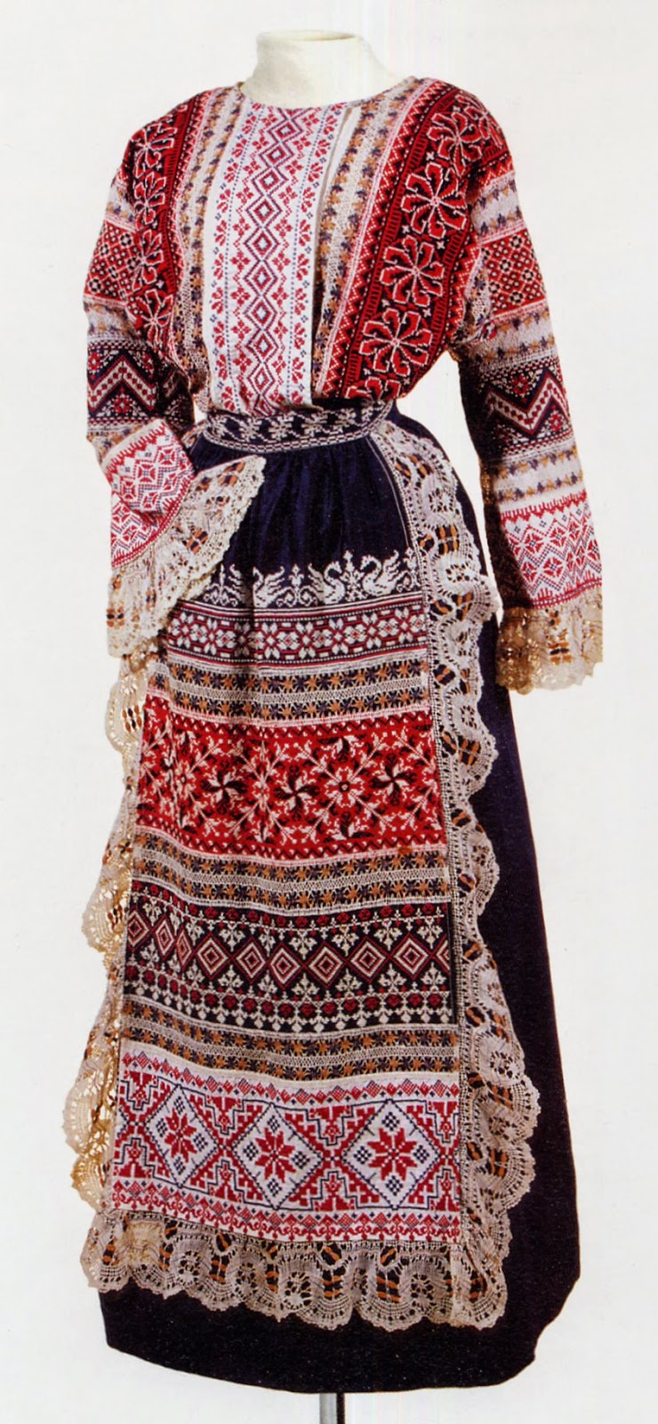 FolkCostume&Embroidery: Russian Town Costume