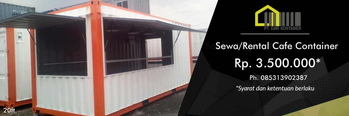Sewa Cafe Container Jakarta - Harga Container, Jual Kontainer Bekas Murah
