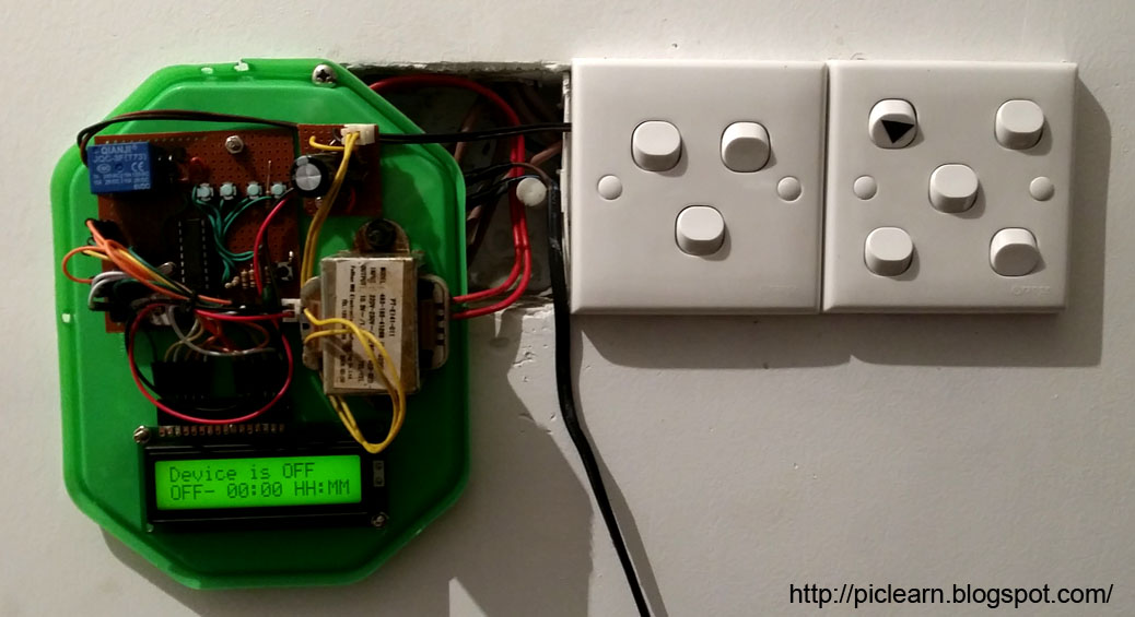 Microcontroller Projects: PIC16F628A Programmable Timer