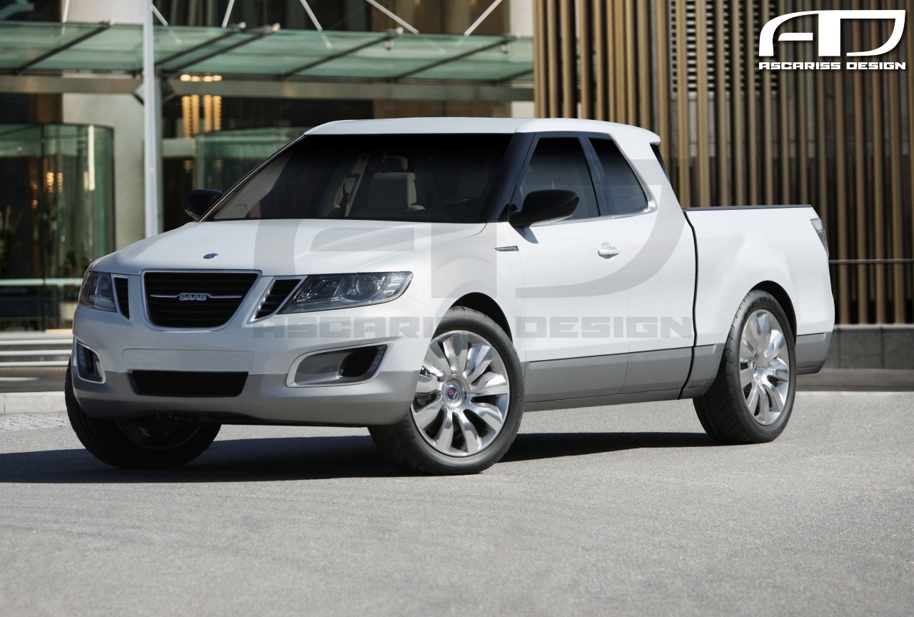 Ascariss Design: Saab Pickup Truck