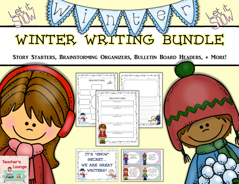 Teacher's Lounge: Winter Themed Writing Bundle