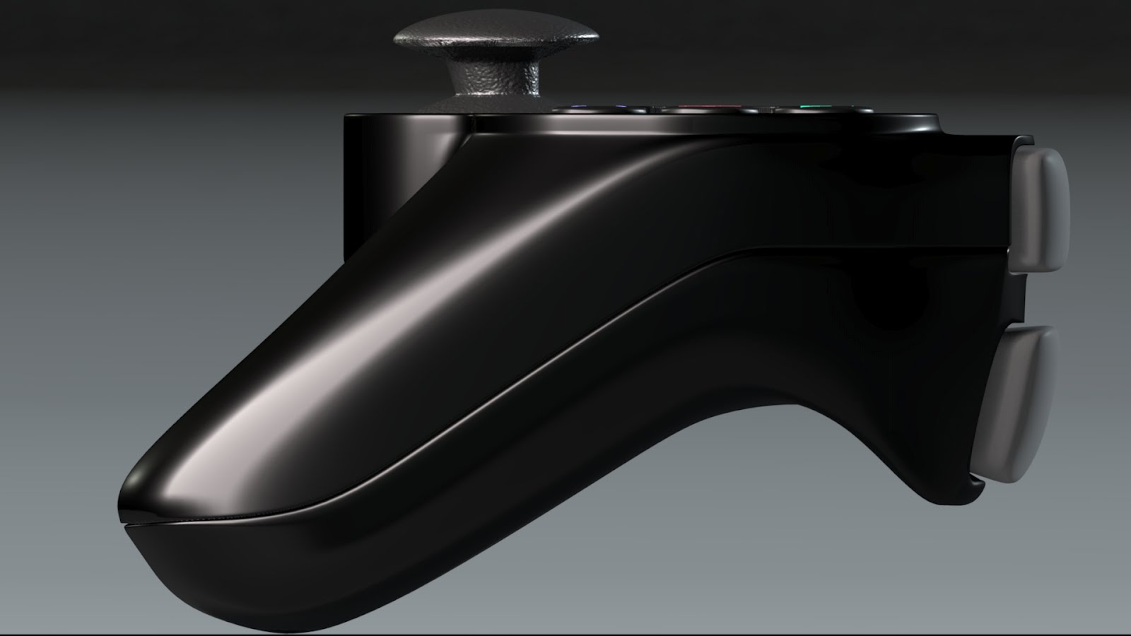 Is Joe Cool?: PS3 Controller Final Render Front/Side/Top/Perspective