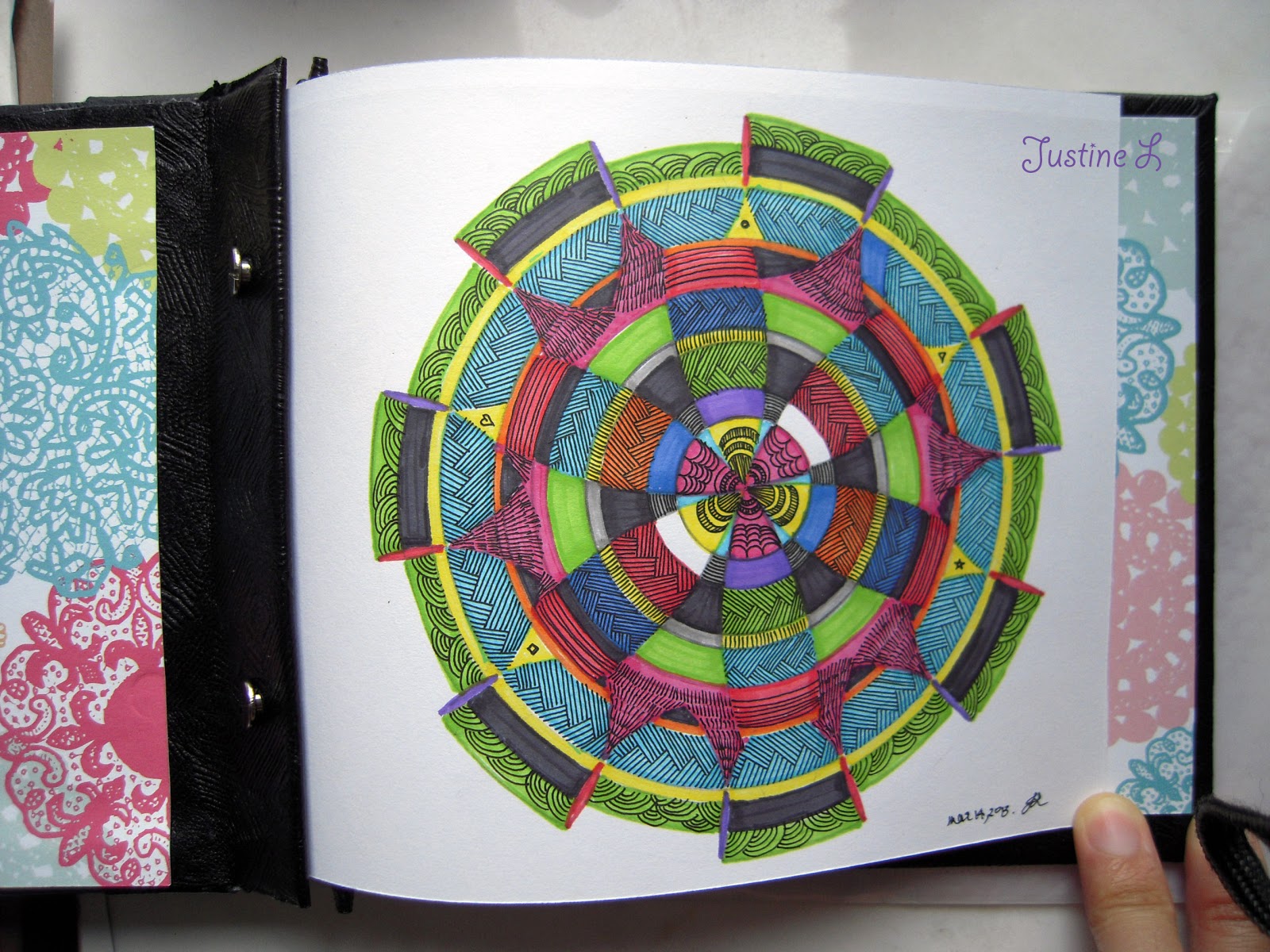 { D r e a m C a t c h e r }: { What I MAde - Leather Mandala Book ...