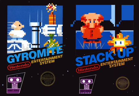 The Videogames Museum: R.O.B. EL ROBOT - GYROMITE Y STACK UP (NES)