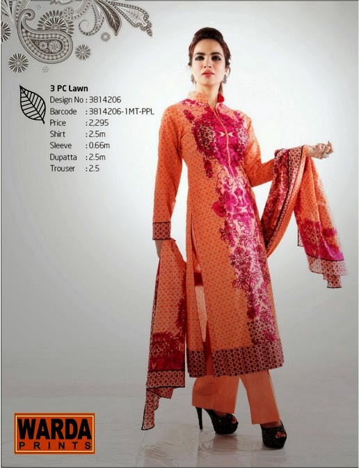 Warda New Arrivals - Warda Designer Summer Collection 2014 Vol-2 ~ She9 ...