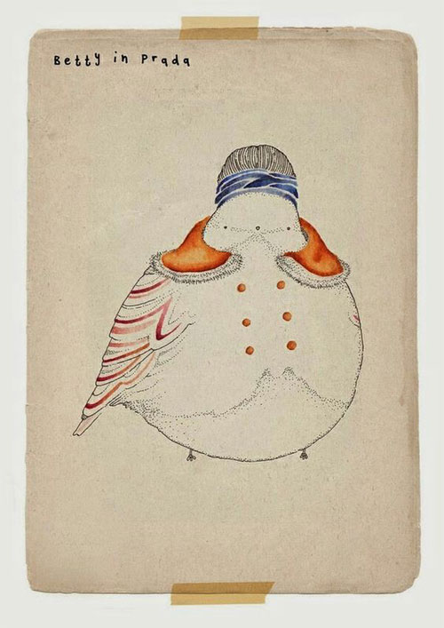 My Owl Barn: Quirky Bird Doodles With Funny Captions by Kate Wilson