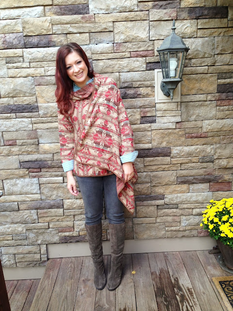 One sweater, more than one way and a throwback Thursday. - Monica Hayworth