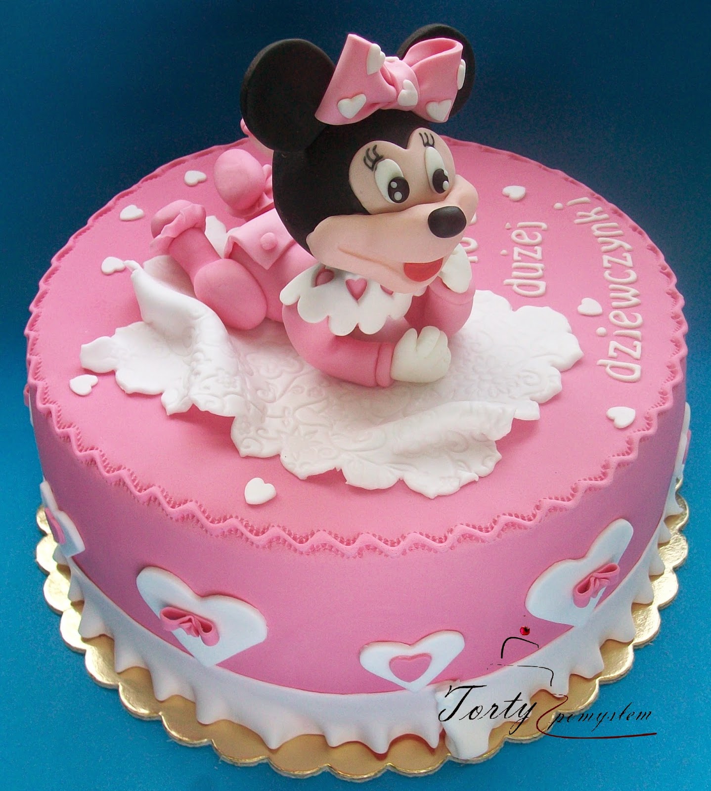 TORTY Z POMYSŁEM Kraków: Tort z Myszką Minie baby.