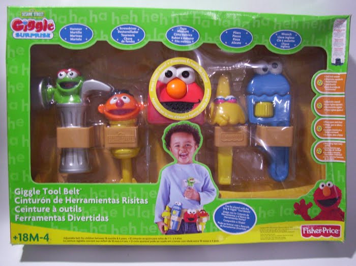 Bebekidsworld: Elmo Giggle Tool Belt Sesame Street