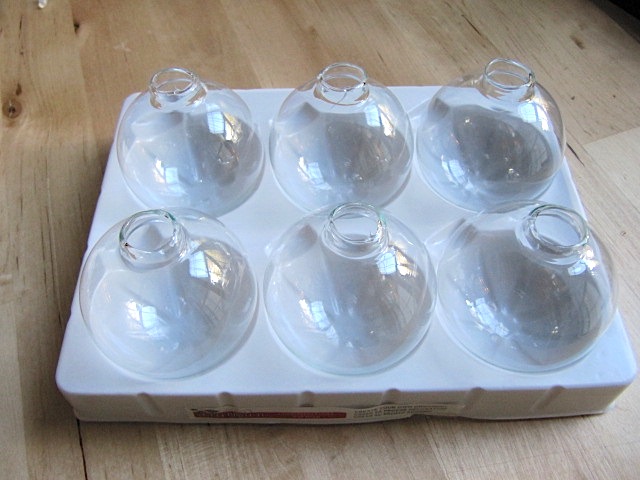 Sew Many Ways...: Fillable Glass Christmas Ornaments...Great Gift Idea