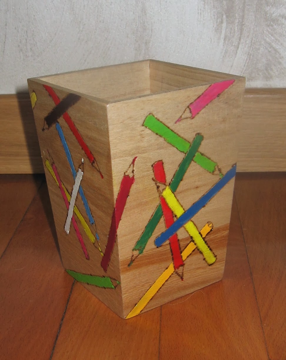 CAROLECREATIONS-21: Pot à crayons "Les crayons de couleurs"