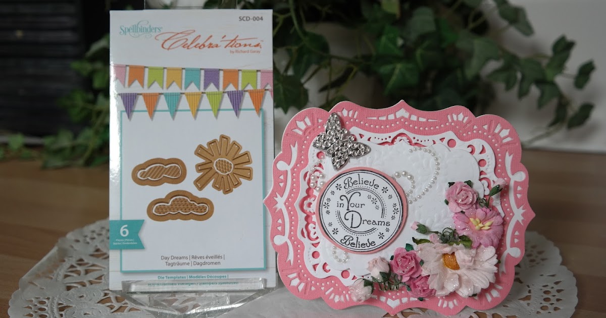 Flowers, Ribbons and Pearls: Friday Freebie - Card & Die 4