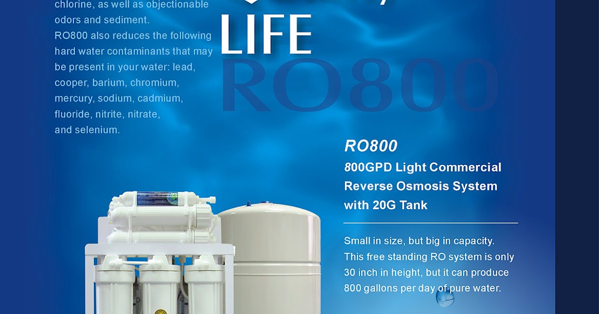 PurePro® RO800 Light Commercial Reverse Osmosis Water System