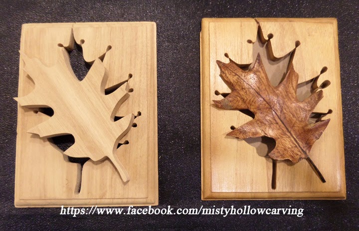 From the Desk of Murray Lincoln: Carving a Leaf from Wood - My "How to..."