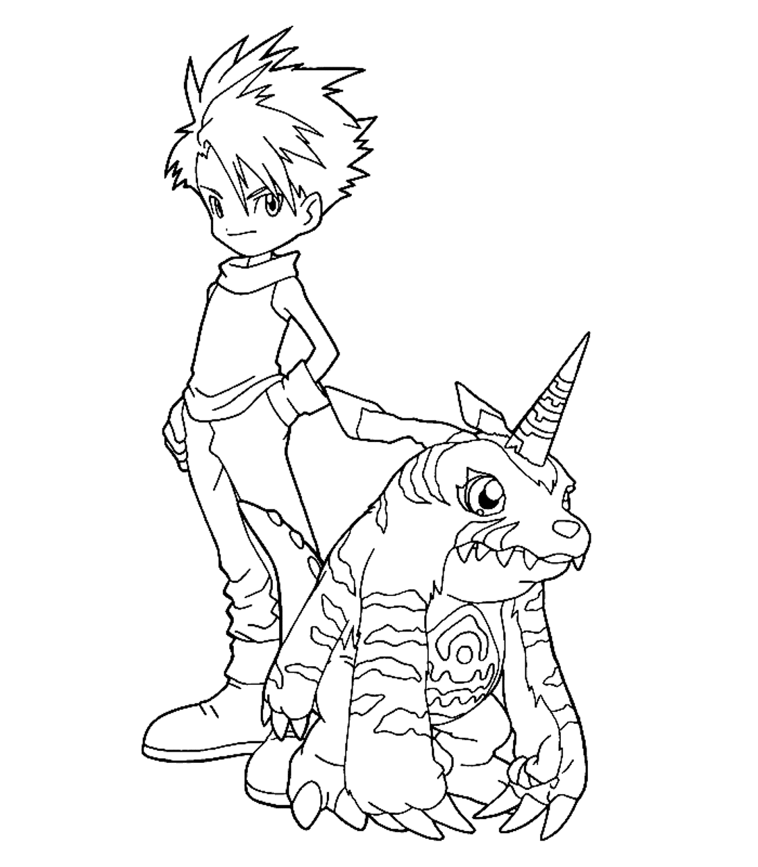 Desenhos Animados para Colorir e Imprimir: Desenhos dos DIGIMON para ...