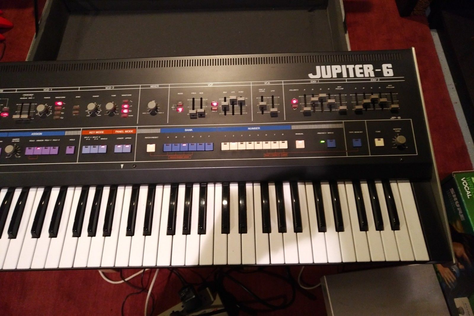 MATRIXSYNTH: Roland Jupiter-6 Analog Synthesizer SN 414632 w/ Europa Mod