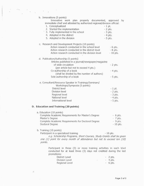 DepEd Memos, Orders & Results: Guidelines on Selection, Promotion and ...