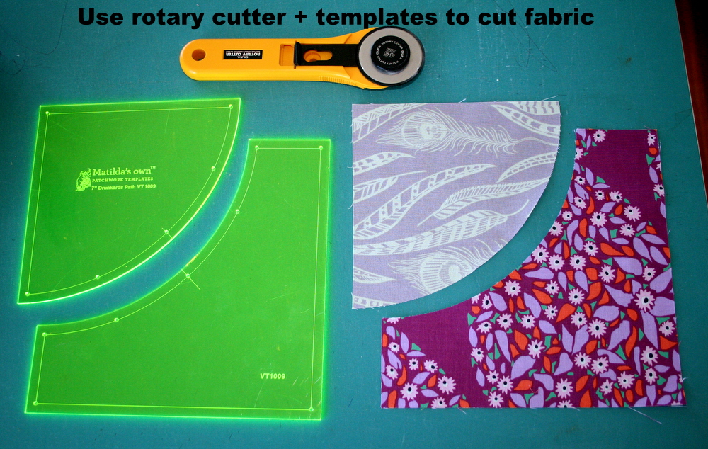 Gone Aussie Quilting: Drunkard's Path Tutorial