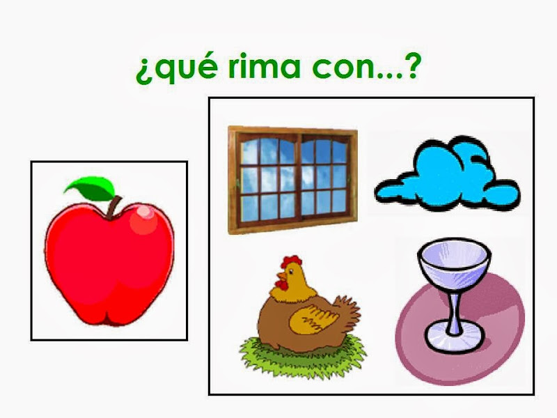 Kids Zone: ¿Qué rima con....?