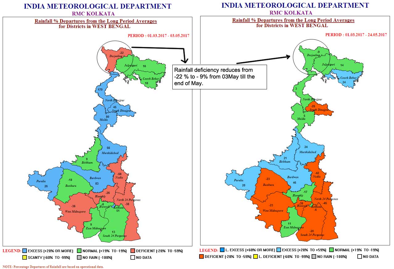 Visions of Hell: Rainfall data of Darjeeling - Sikkim Himalaya (MAY2017)